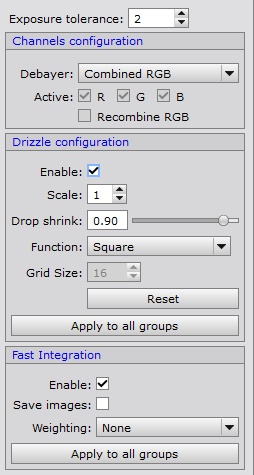 WBPP Weighted Batch Pre-Processing